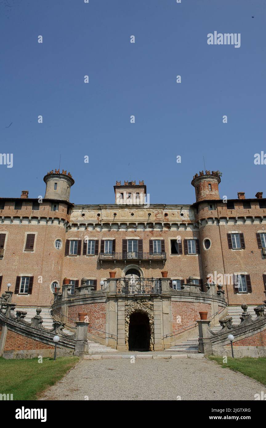 Europe, Italy, Pavia, Chignolo Po, Procaccini Castle ex Cusani Visconti ...