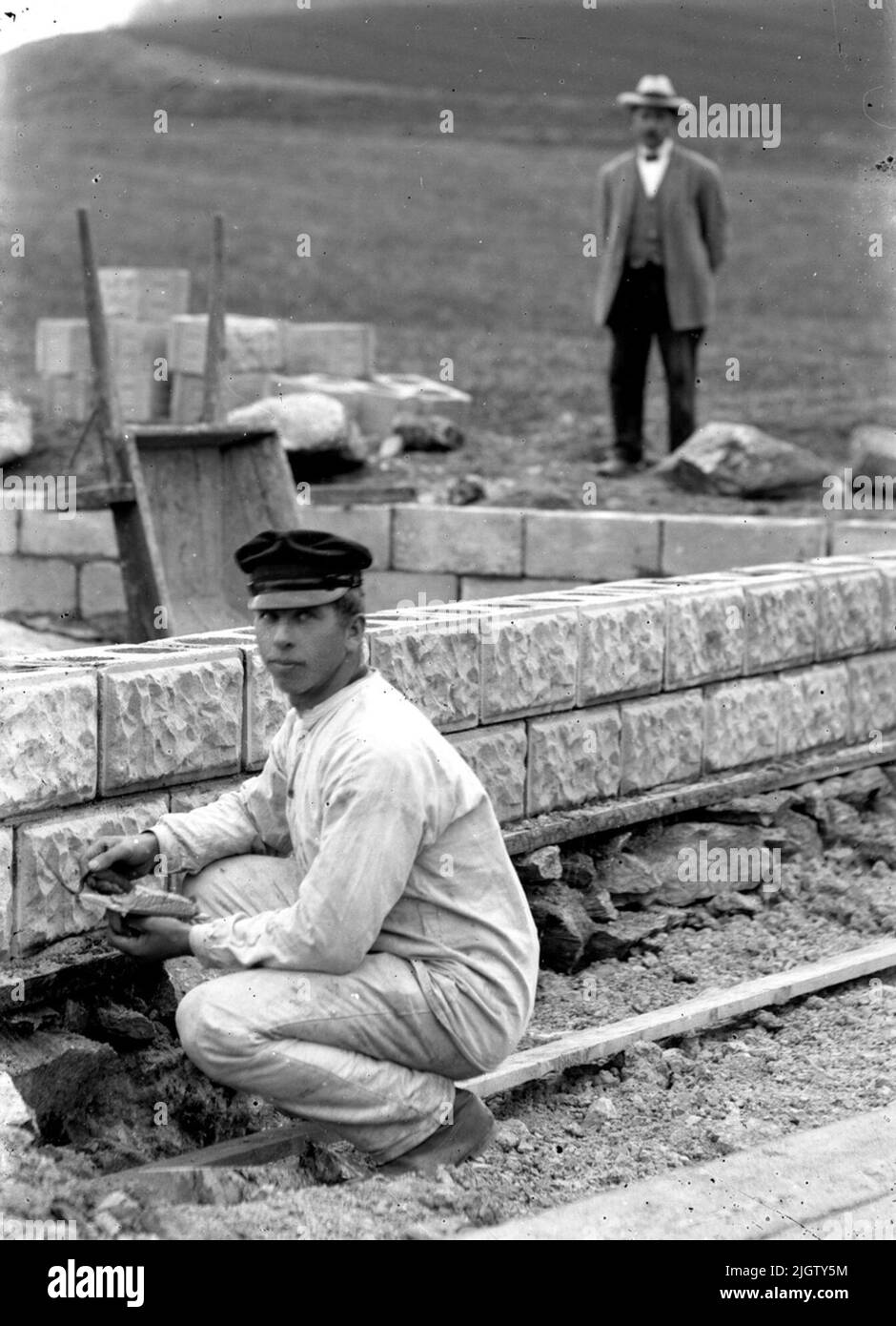 Block construction method Black and White Stock Photos & Images - Alamy