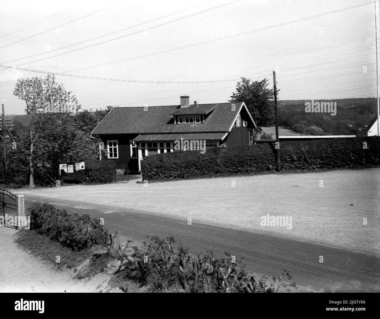 The parish home, or the so -called parish cottage at Foss church. It ...