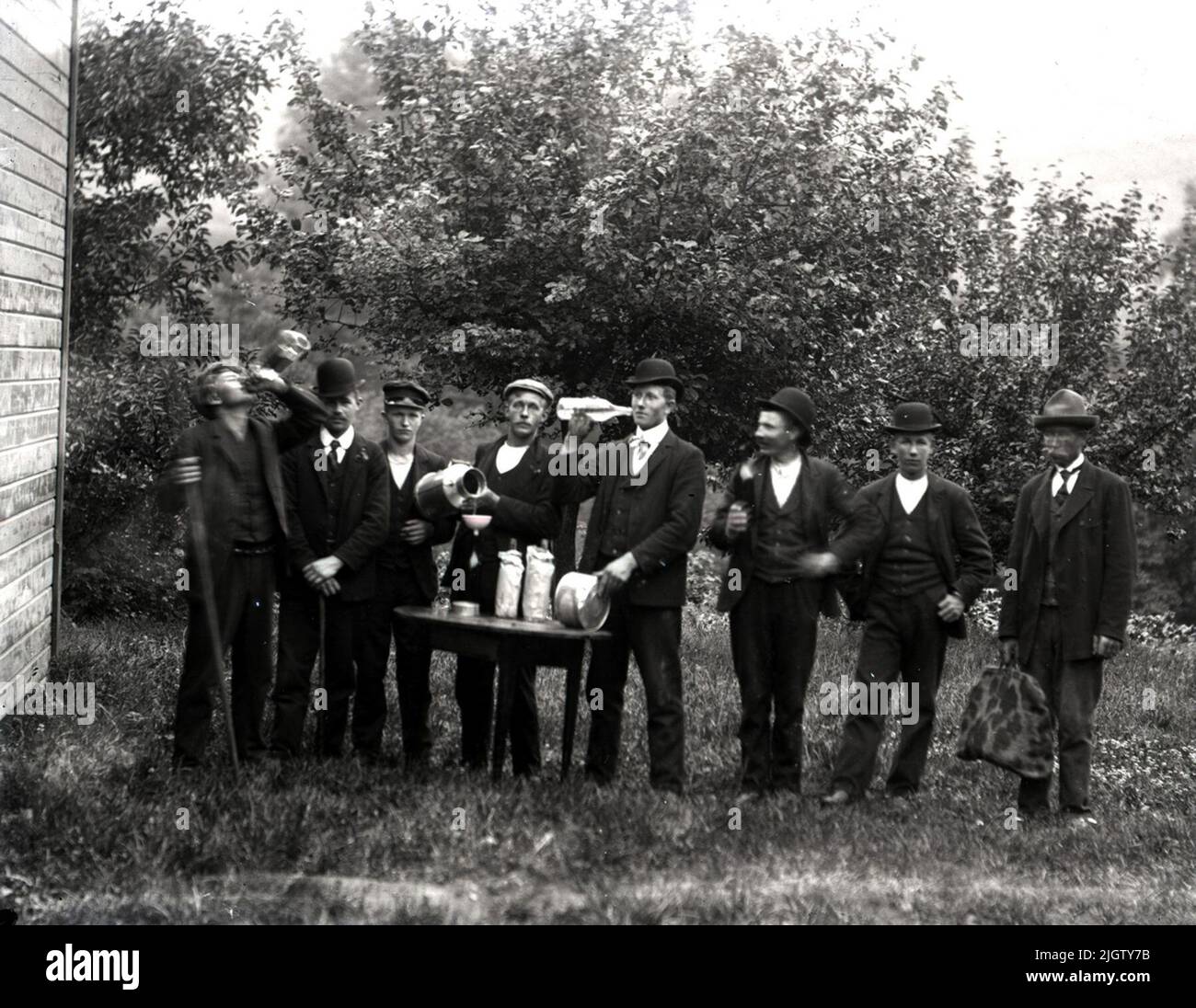 Could be a "Ystra" gang on Torreby Stock Photo - Alamy