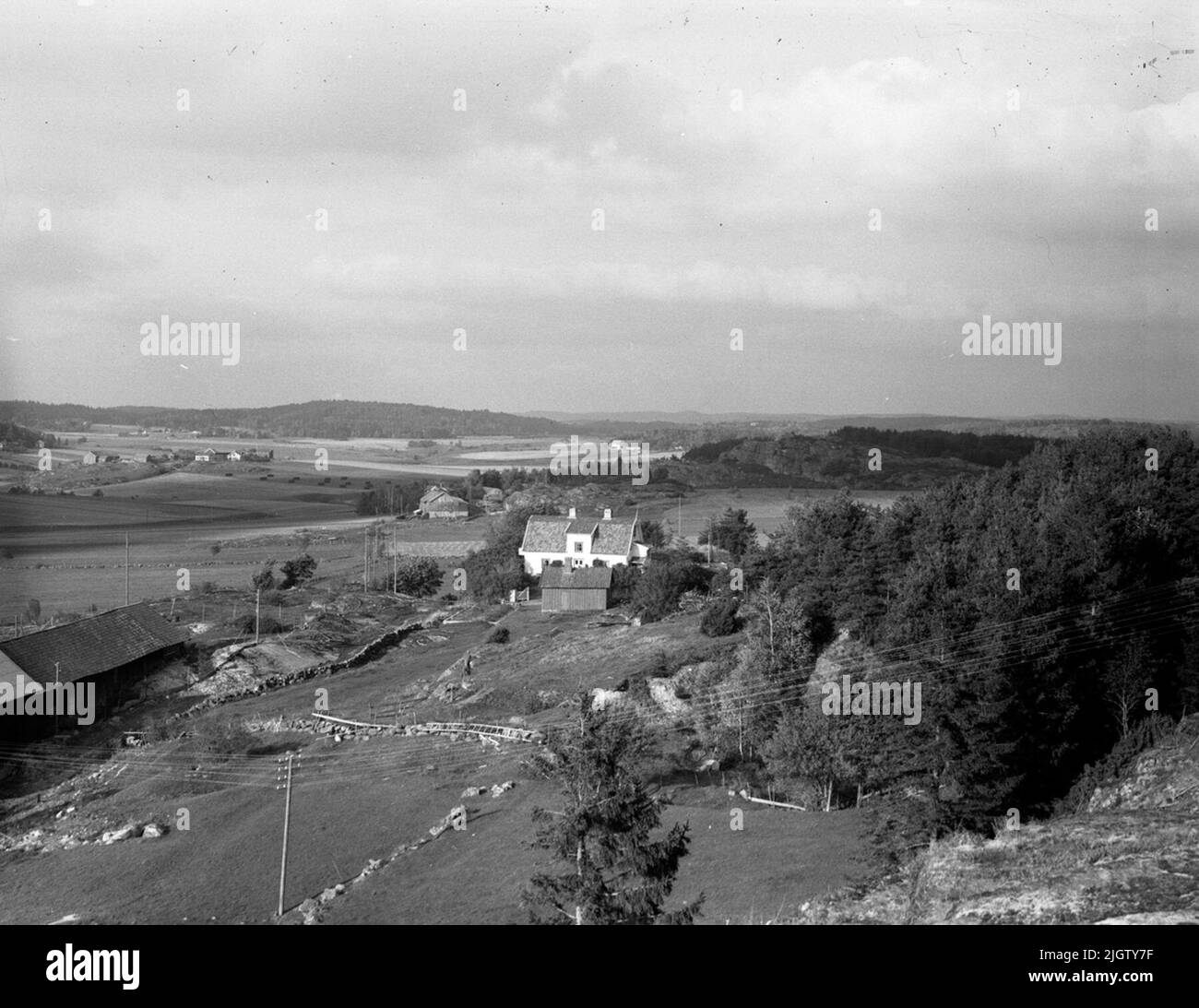 View farms in rural Black and White Stock Photos & Images - Alamy
