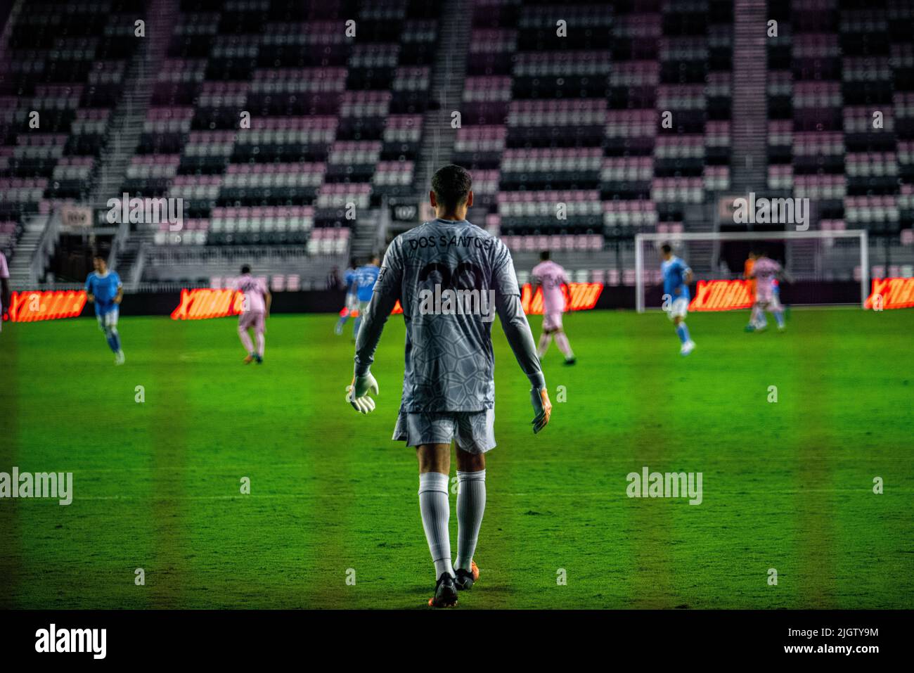 Action behind goal football hi-res stock photography and images - Alamy