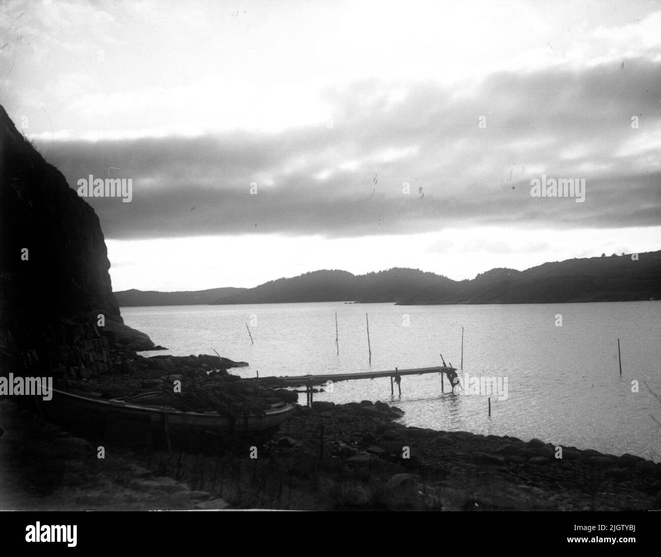 Place for boats Black and White Stock Photos & Images - Alamy