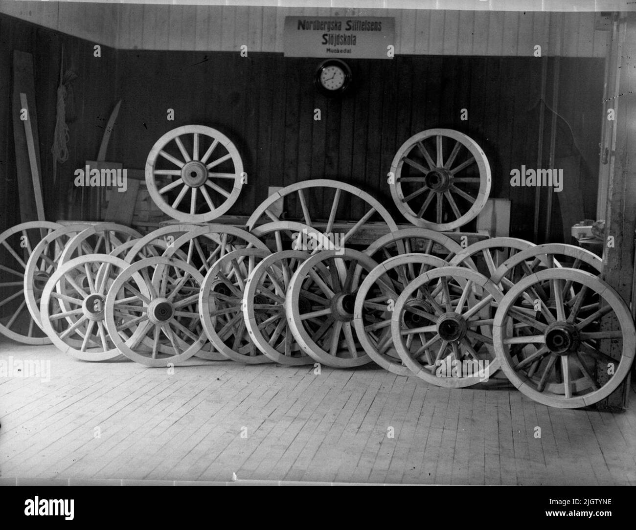 Exhibition of student work, marsh wheels at the Nordberg Foundation's ...