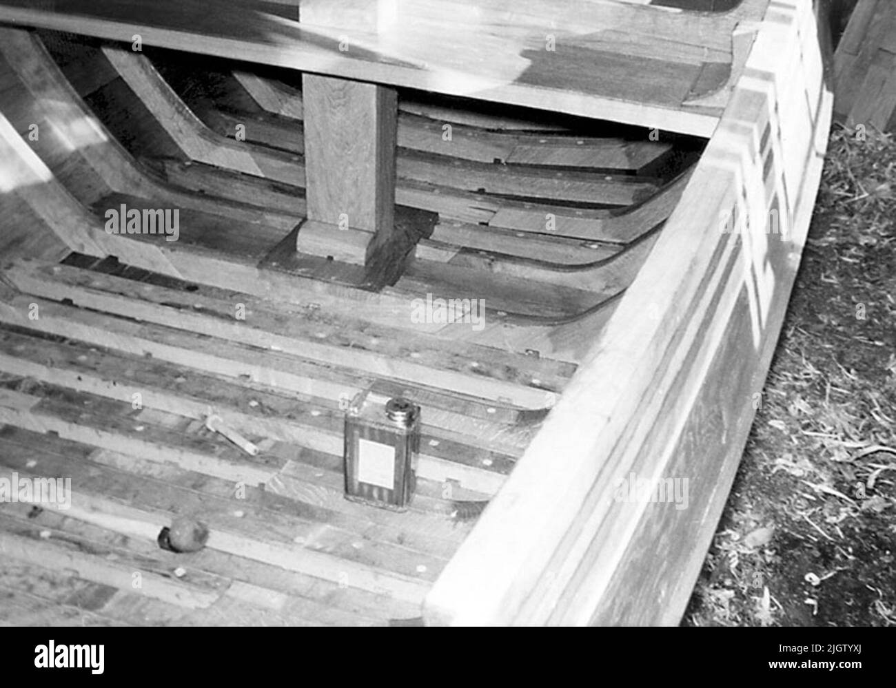 Written on the back: "4." The picture series from a Dutch small boat ...