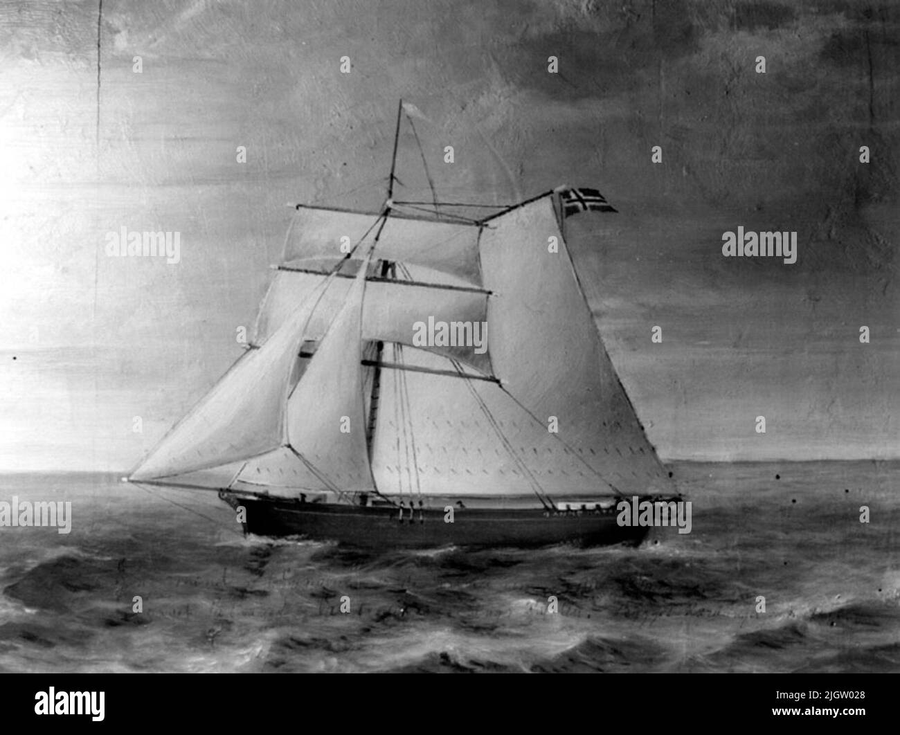 Written on Blowing Paper: The hunt Anne Cathrine Photo after oil ...