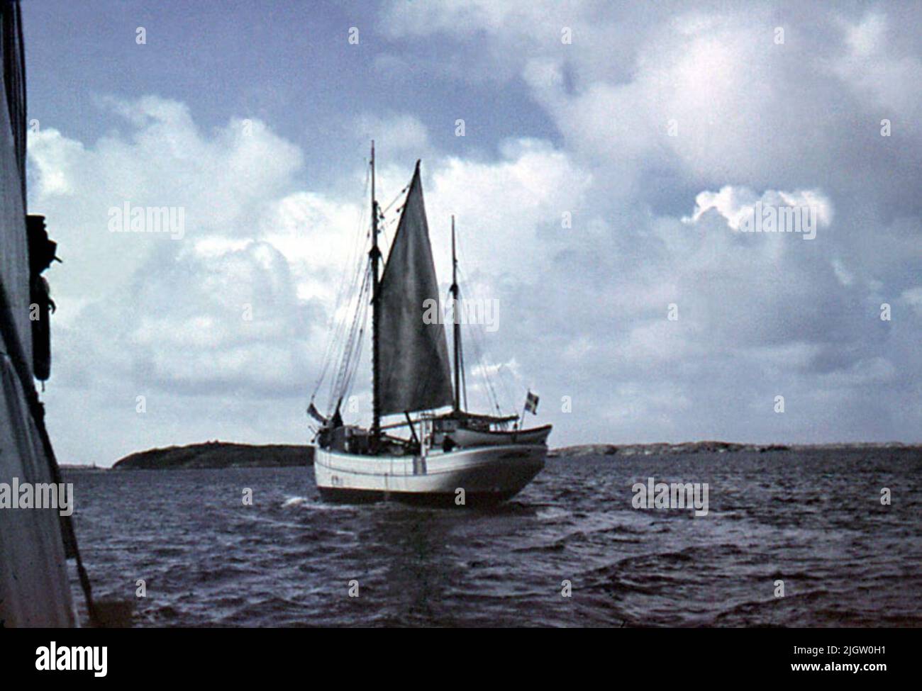 The cutter Pride during time on Kråkefjorden. The cutter Pride under ...