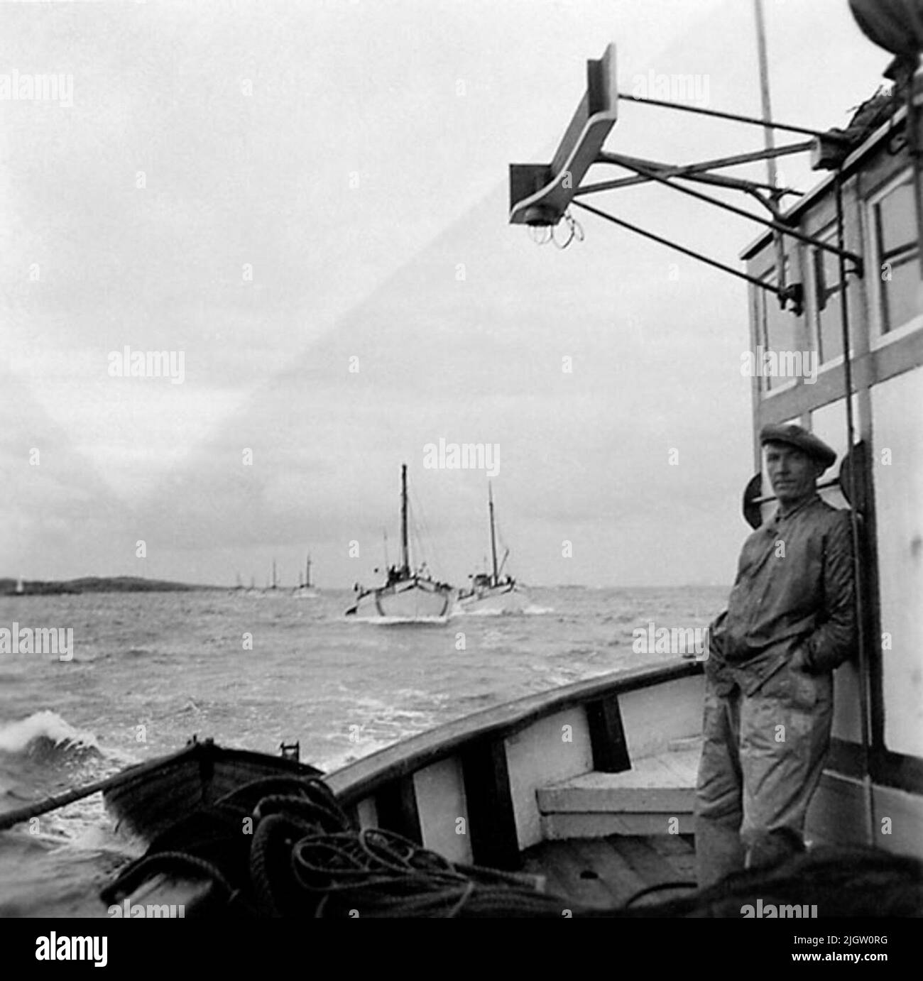 Boat wheelhouse Black and White Stock Photos & Images - Alamy