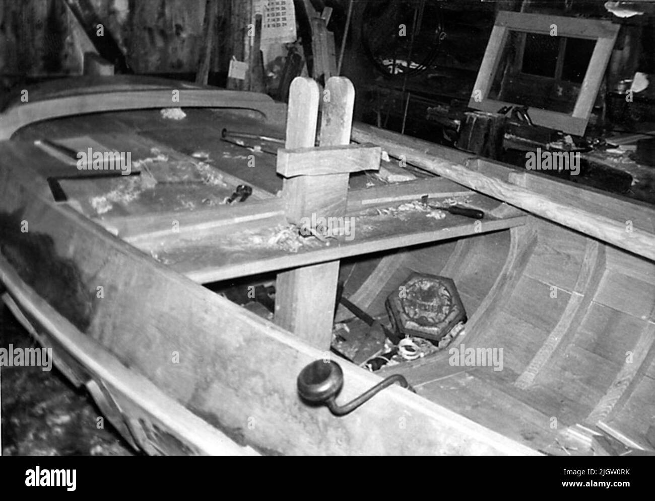 Written on the back: "4." The picture series from a Dutch small boat ...