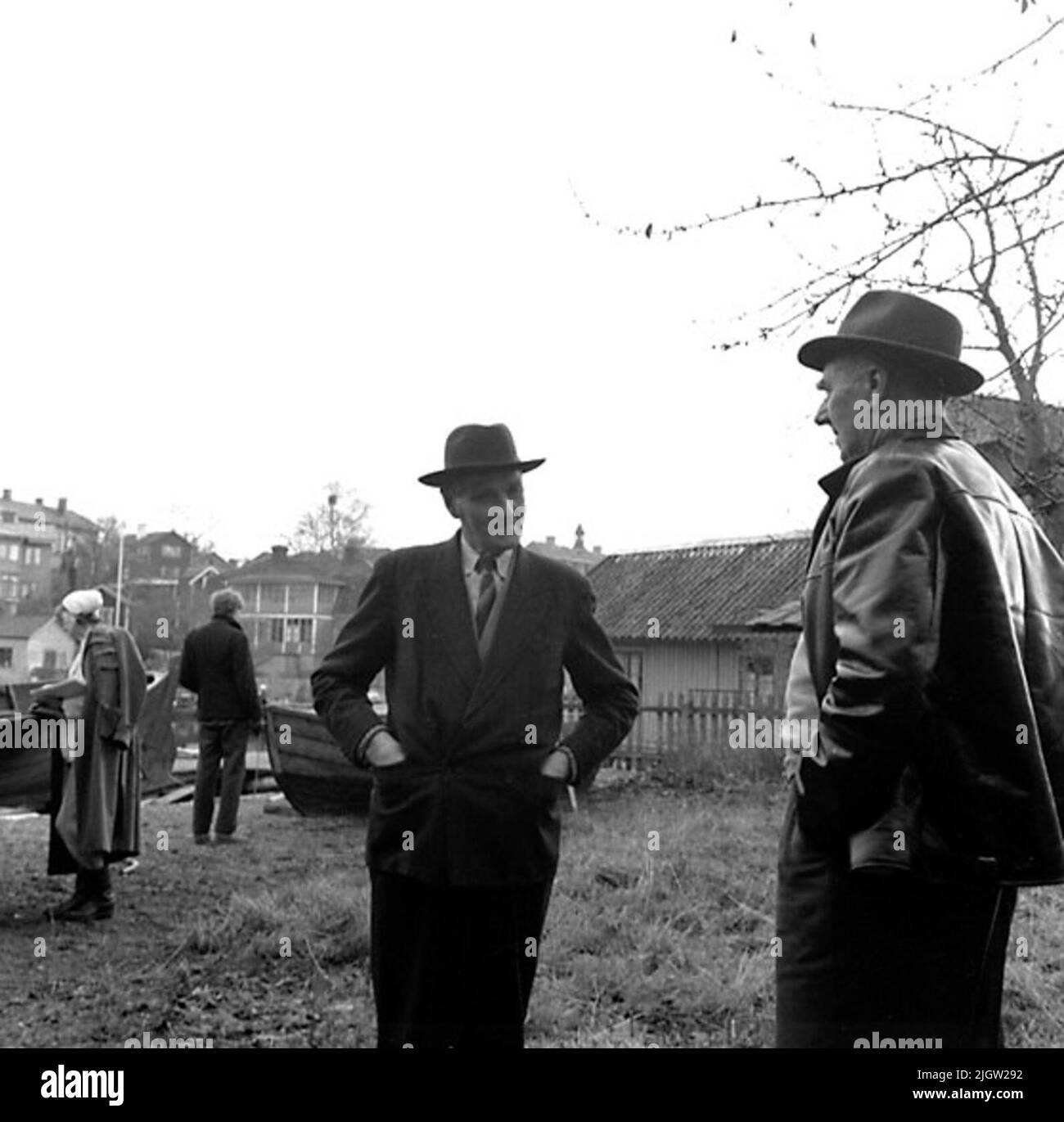 Men in rural area Black and White Stock Photos & Images - Alamy