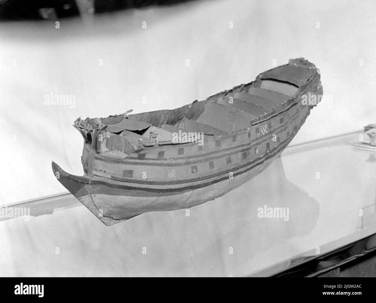 Construction model for the 70-cannon ships Nordstjärnan and Prince Carl ...