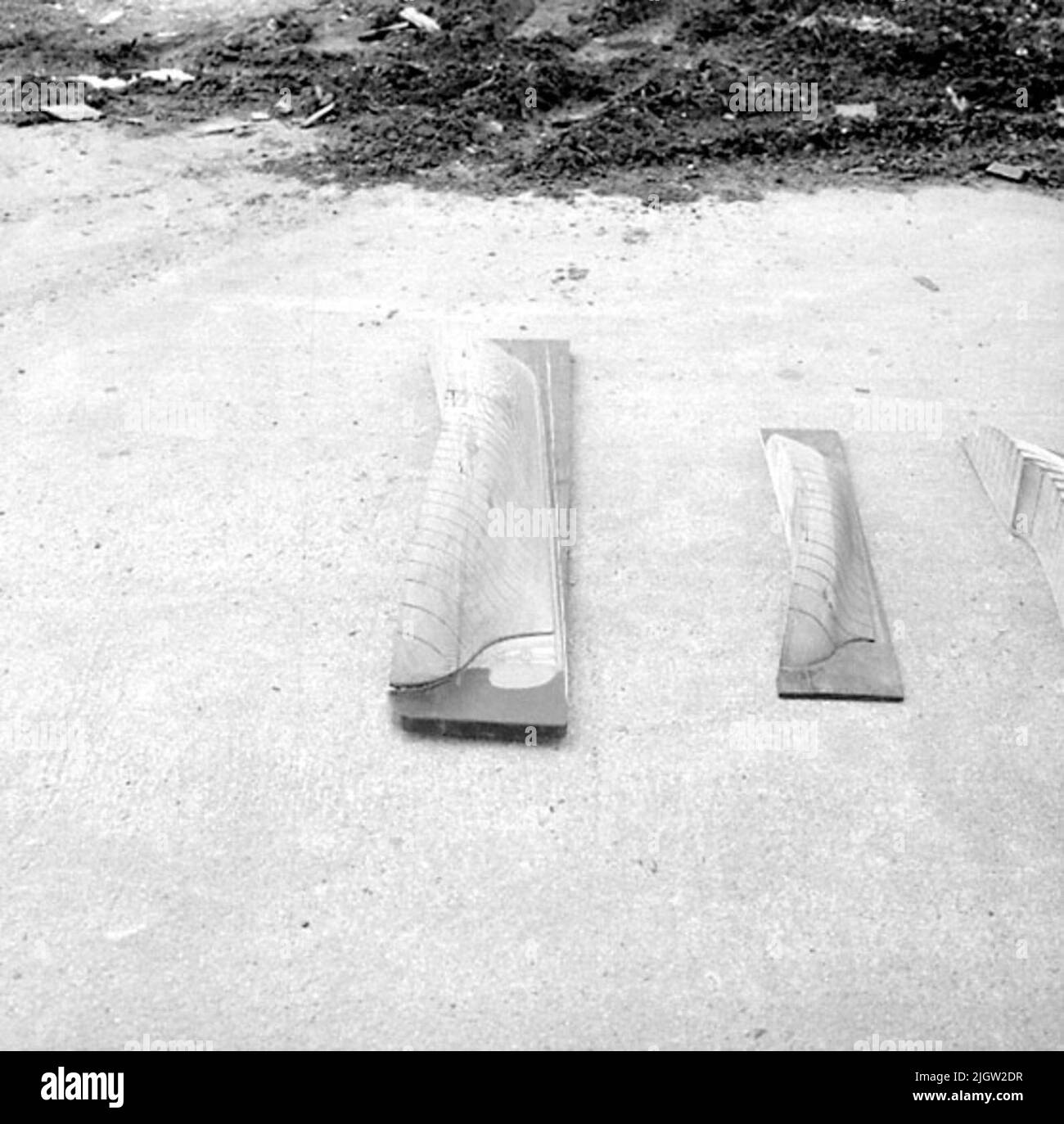 Three boat models are laid out on the ground Stock Photo - Alamy