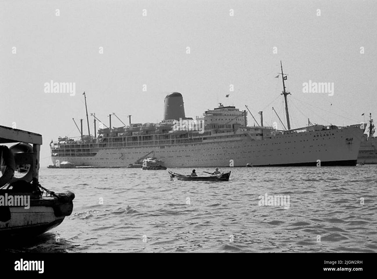 The photo taken about 1961-08-31. Two vessels and a couple of smaller ...