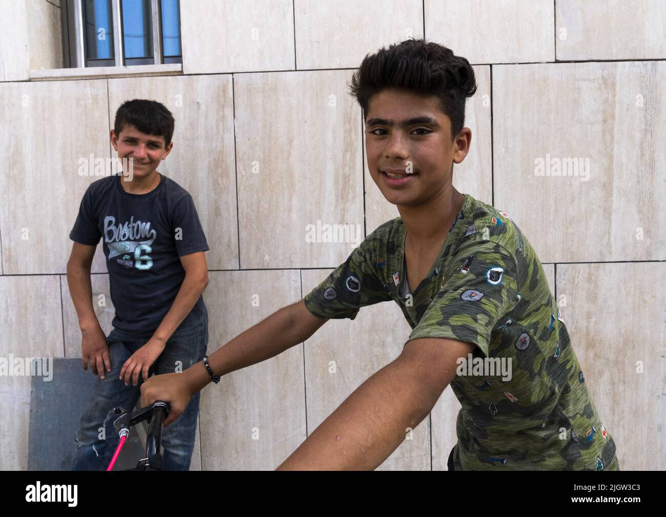 BMX syrian biker in the street, Beirut Governorate, Beirut, Lebanon ...
