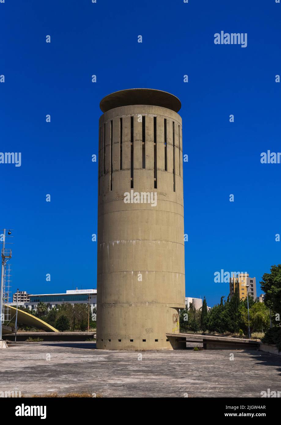 Water tower in Rashid Karami International Fair by Oscar Niemeyer ...