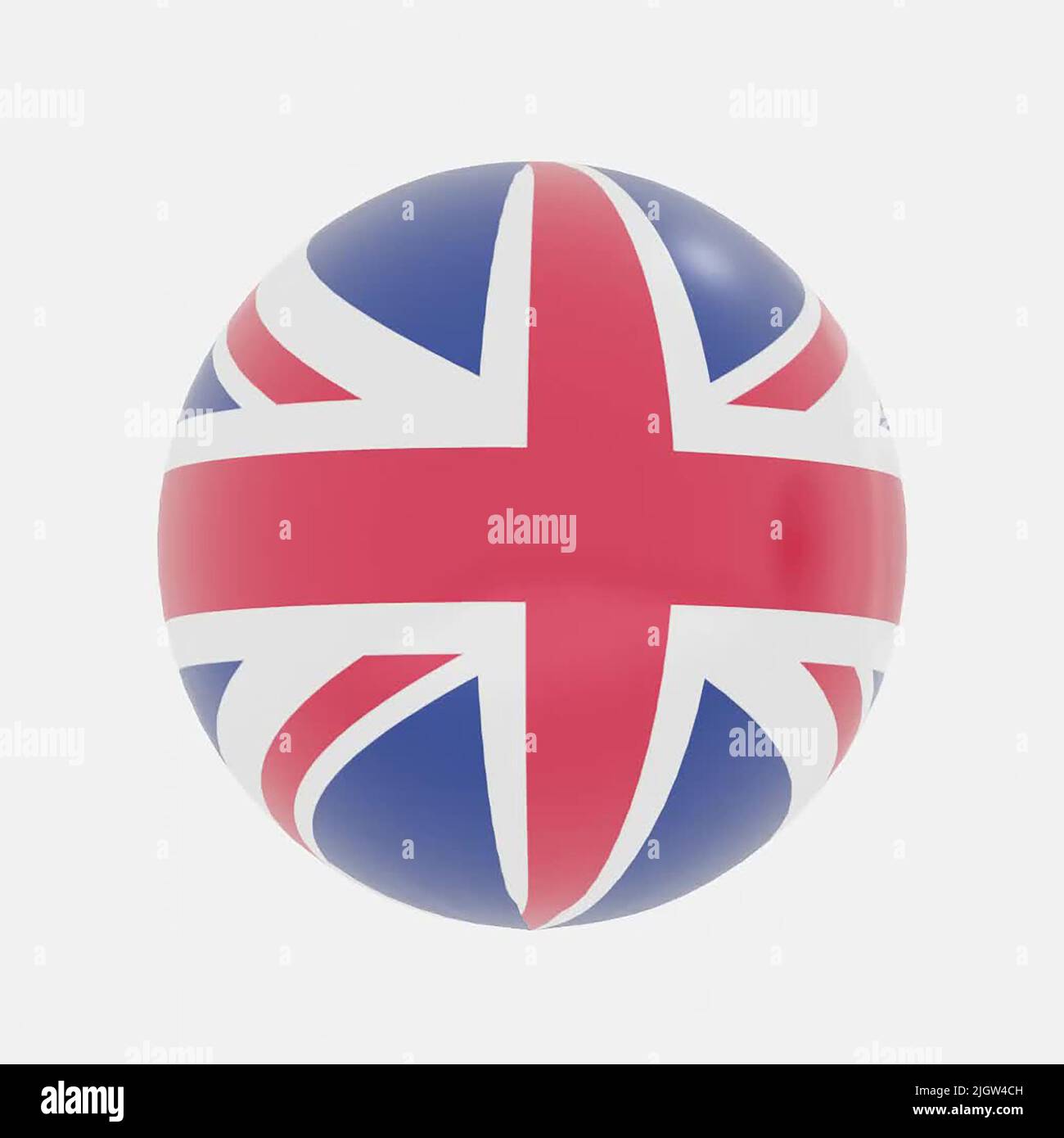3d render of globe in UK countries flag for icon or symbol Stock Photo ...