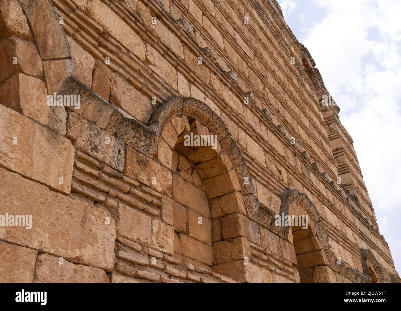 Ruins of the Umayyad Aanjar in Beeka valley, Beqaa Governorate, Anjar ...