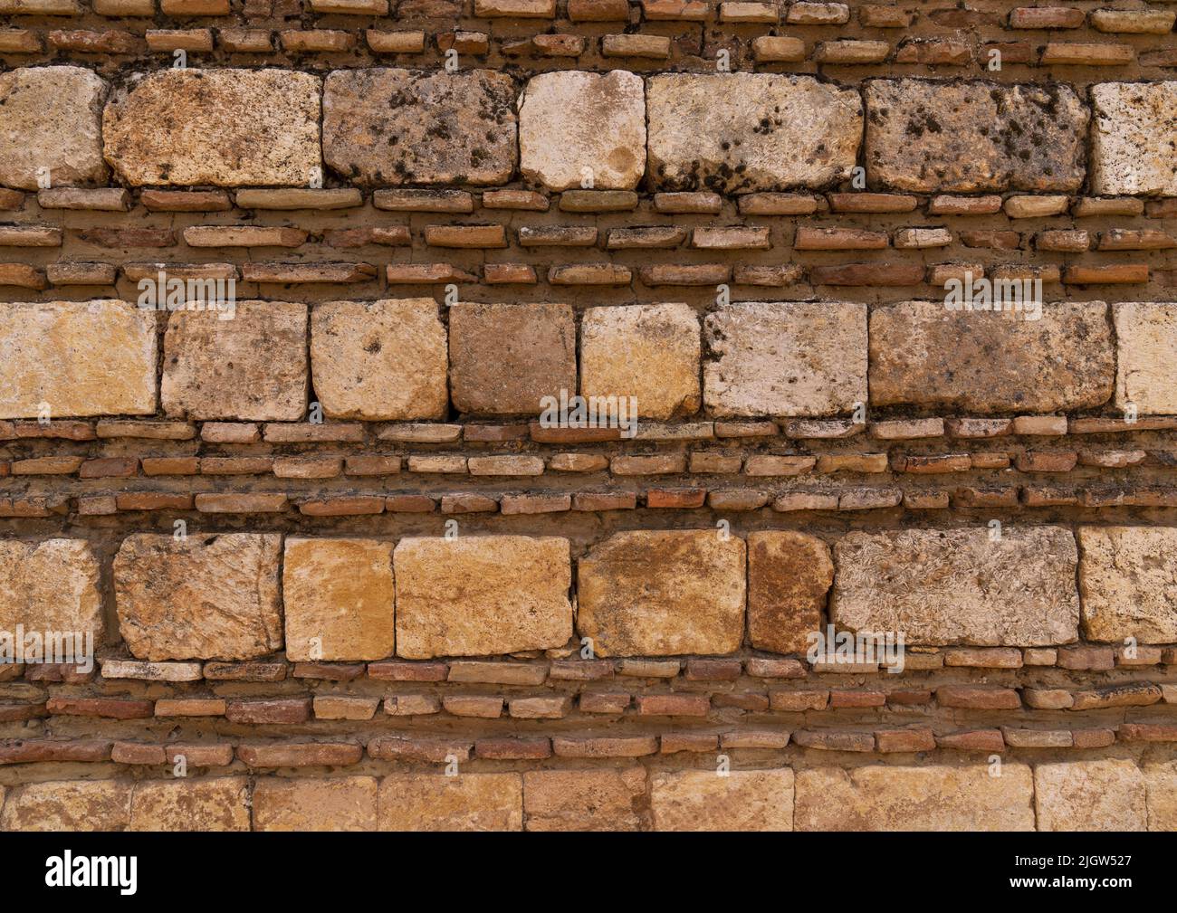 Ruins of the Umayyad Aanjar in Beeka valley, Beqaa Governorate, Anjar ...