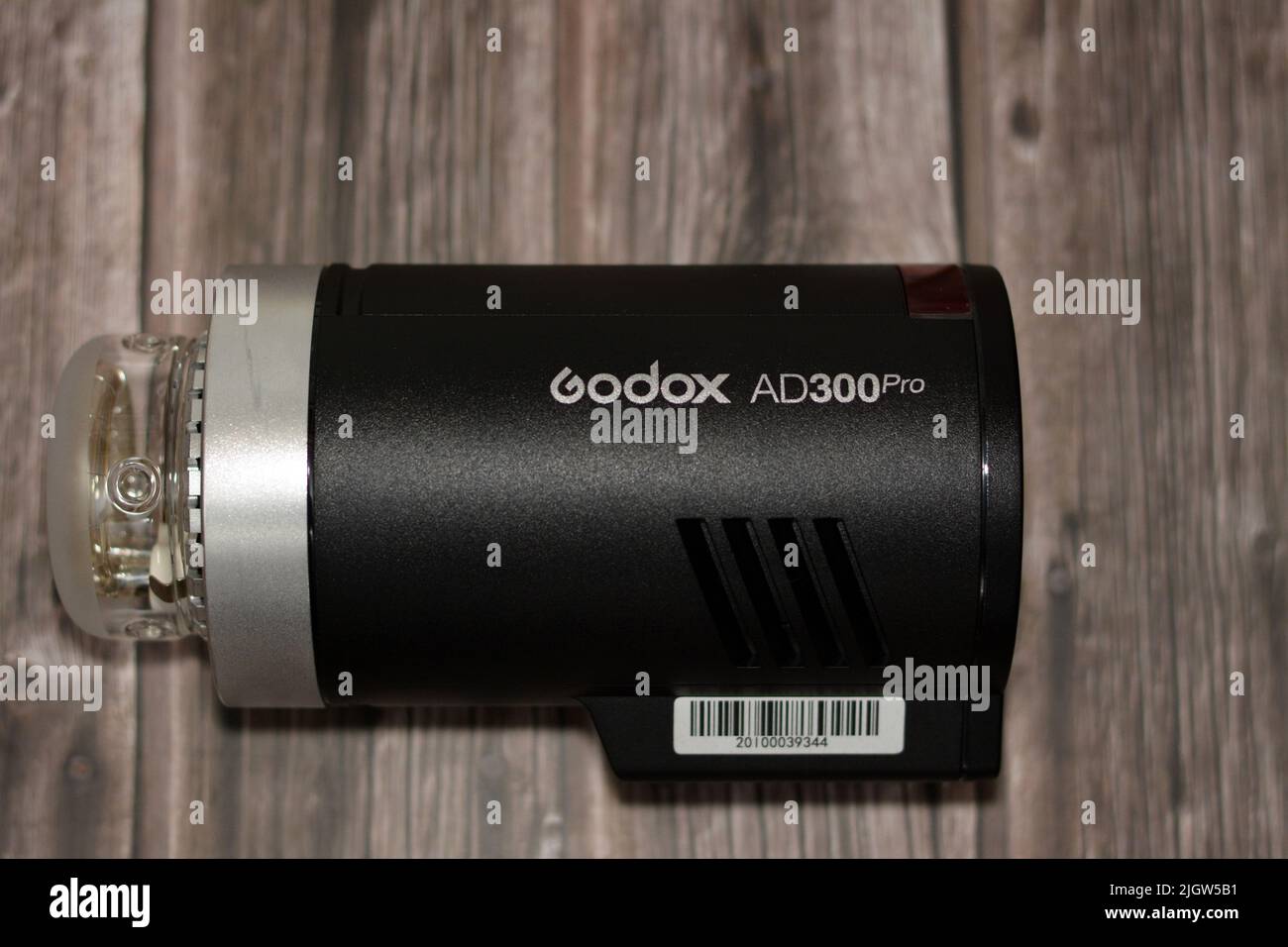 Cairo, Egypt, June 11 2022: A portable Godox AD300 Pro outdoor flash ...