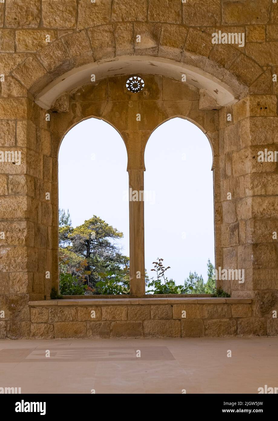 Windows in Beiteddine Palace, Mount Lebanon Governorate, Beit ed-Dine ...