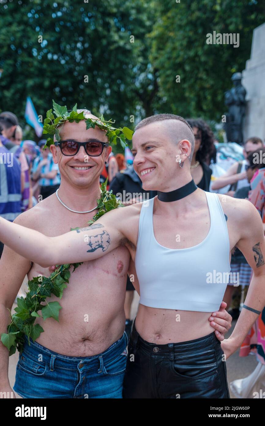 Trans Community and Supports do their yearly march through London ...