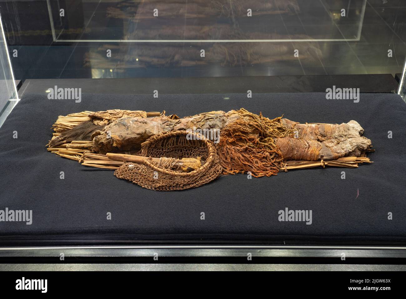Mummy of an infant from of the Chinchorro culture in the San Miguel de ...