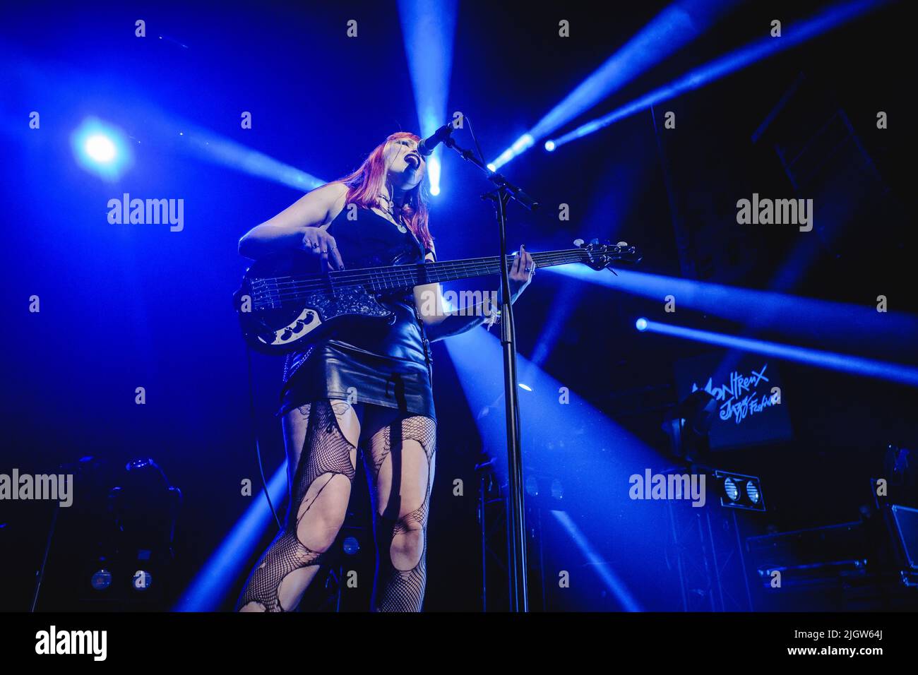 Montreux, Switzerland. 12th July, 2022. The British rock band Crawlers ...