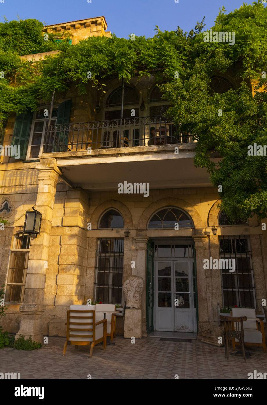 Palmyra hotel entrance, Baalbek-Hermel Governorate, Baalbeck, Lebanon ...