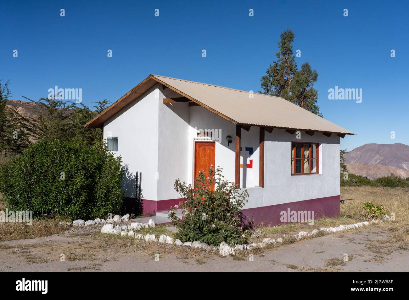 A cabin at La Chakana Mountain Lodge, a small tourist lodge in Putre ...