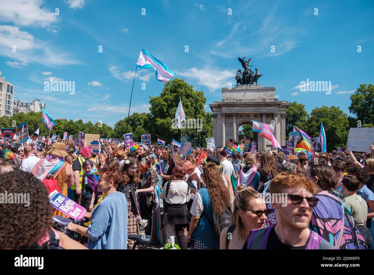 Trans Community and Supports do their yearly march through London ...