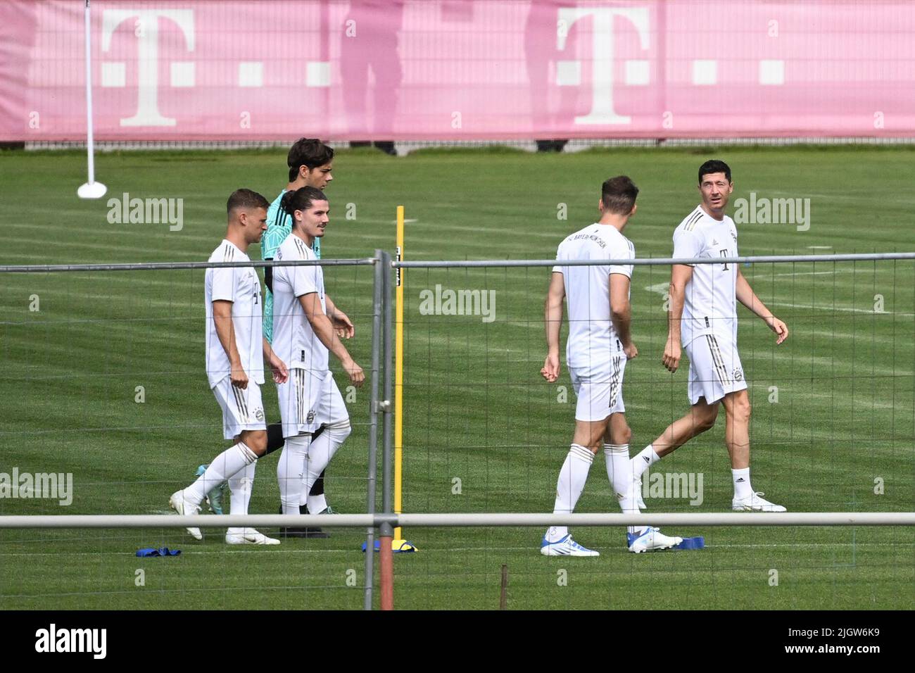 Munich, Germany. 13th July, 2022. Soccer, training FC Bayern Munich ...