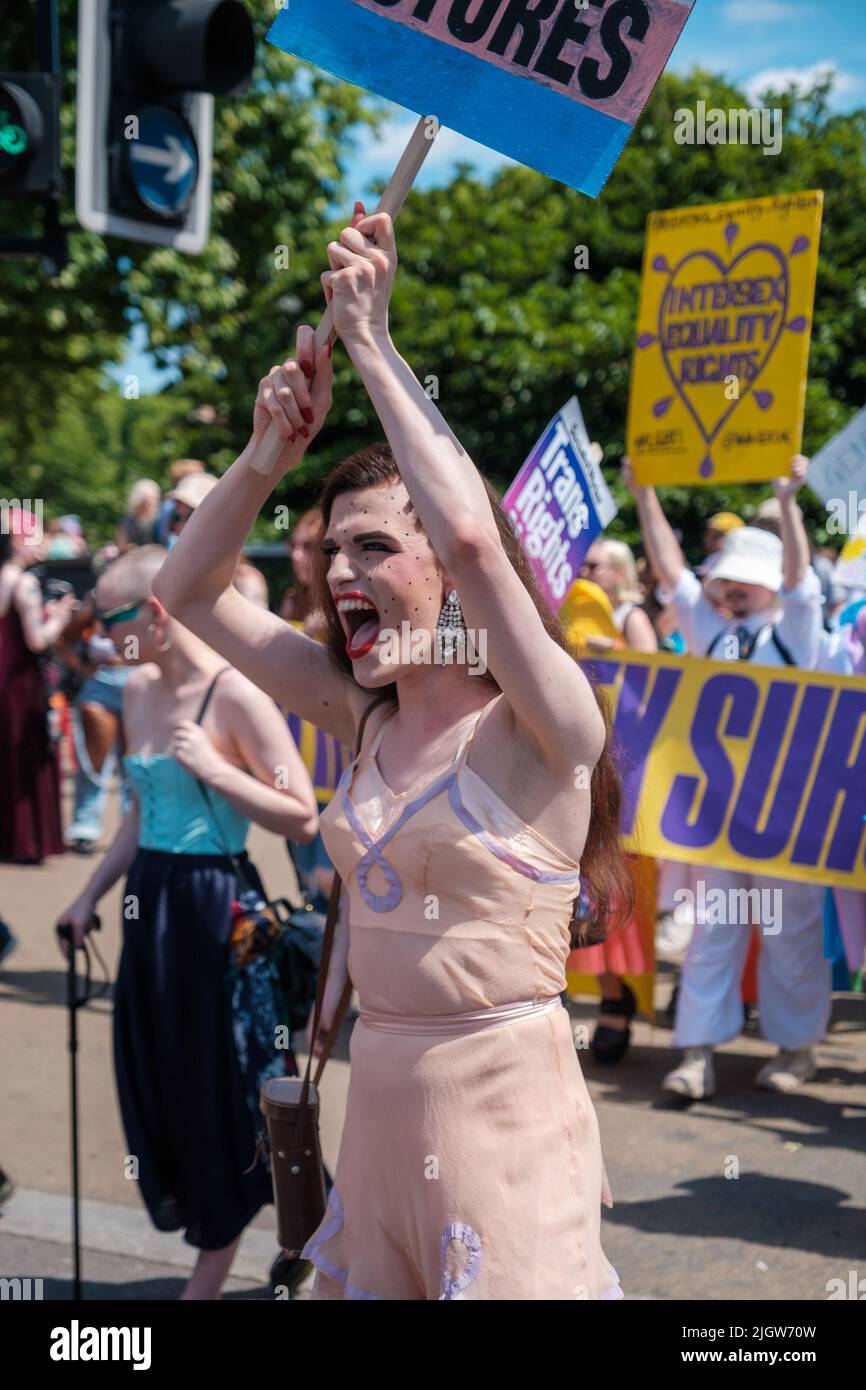 Trans Community and Supports do their yearly march through London ...