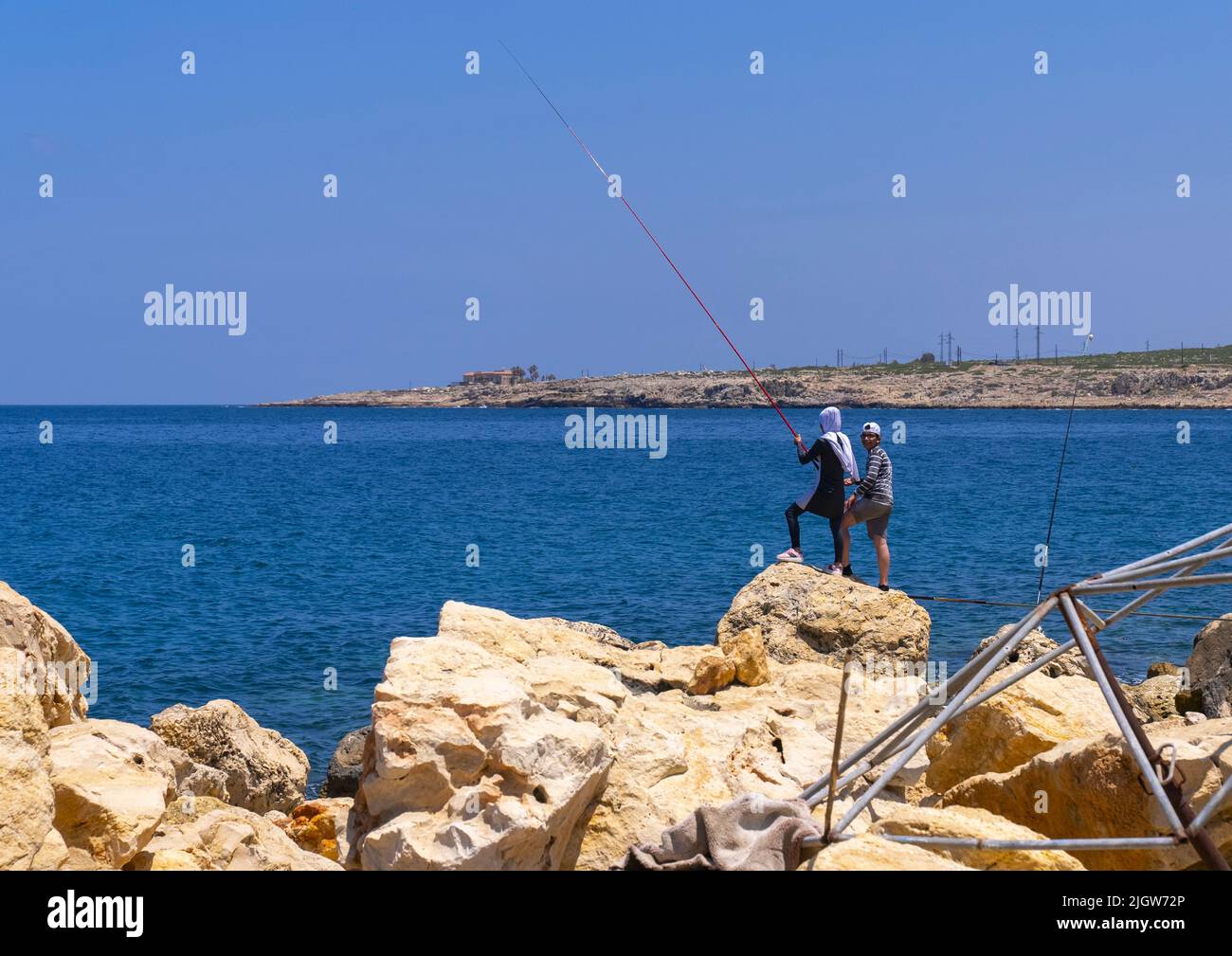 Lebanese coastline hi-res stock photography and images - Alamy