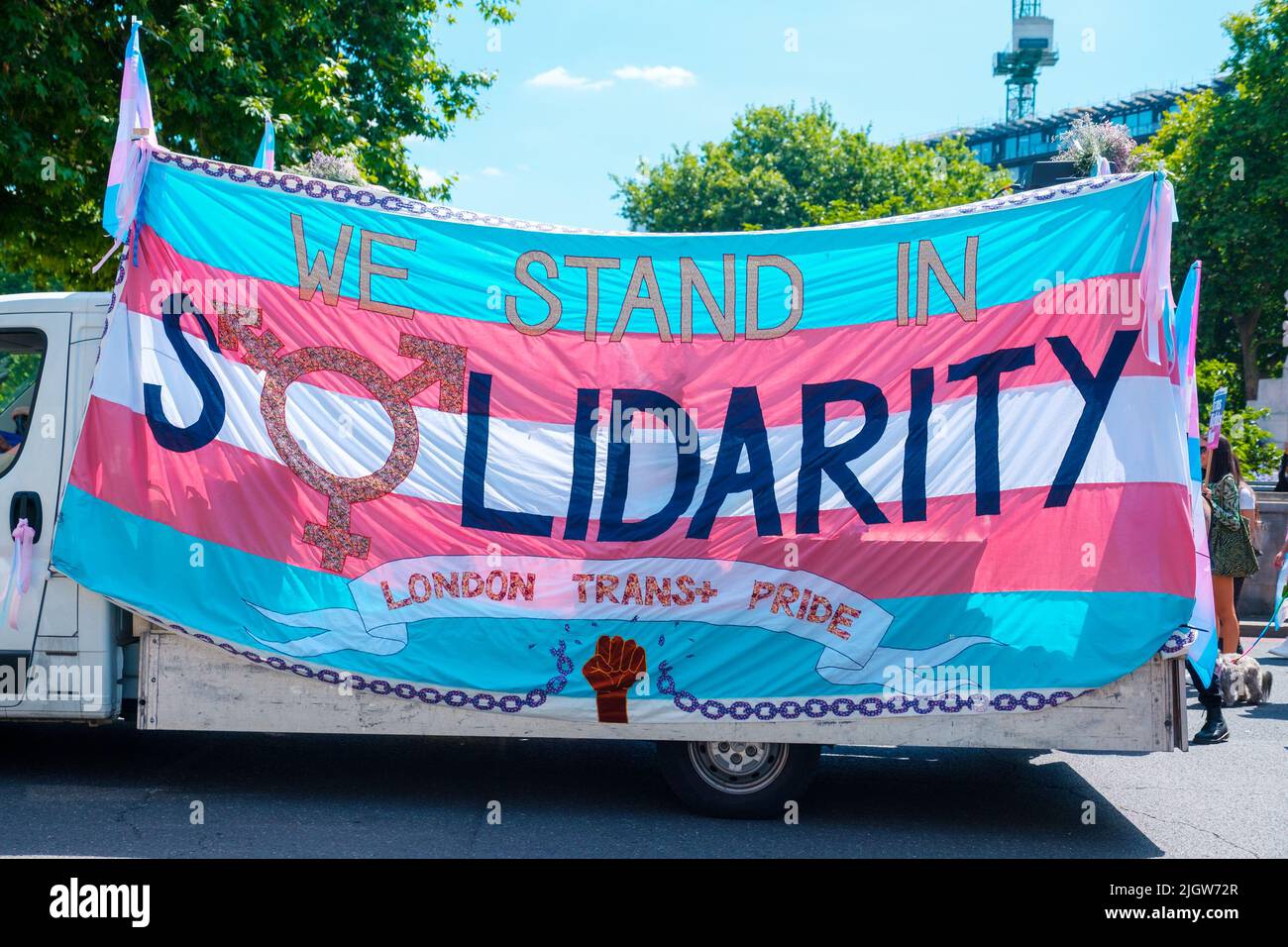 Trans Community and Supports do their yearly march through London ...