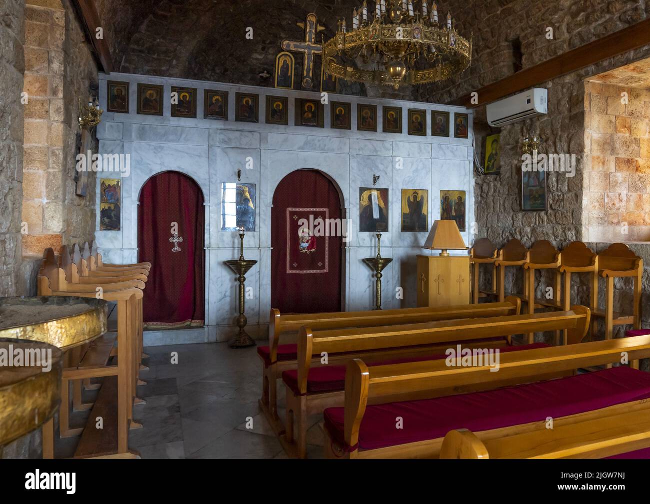 Inside Church of our lady of the sea, North Governorate, Batroun ...