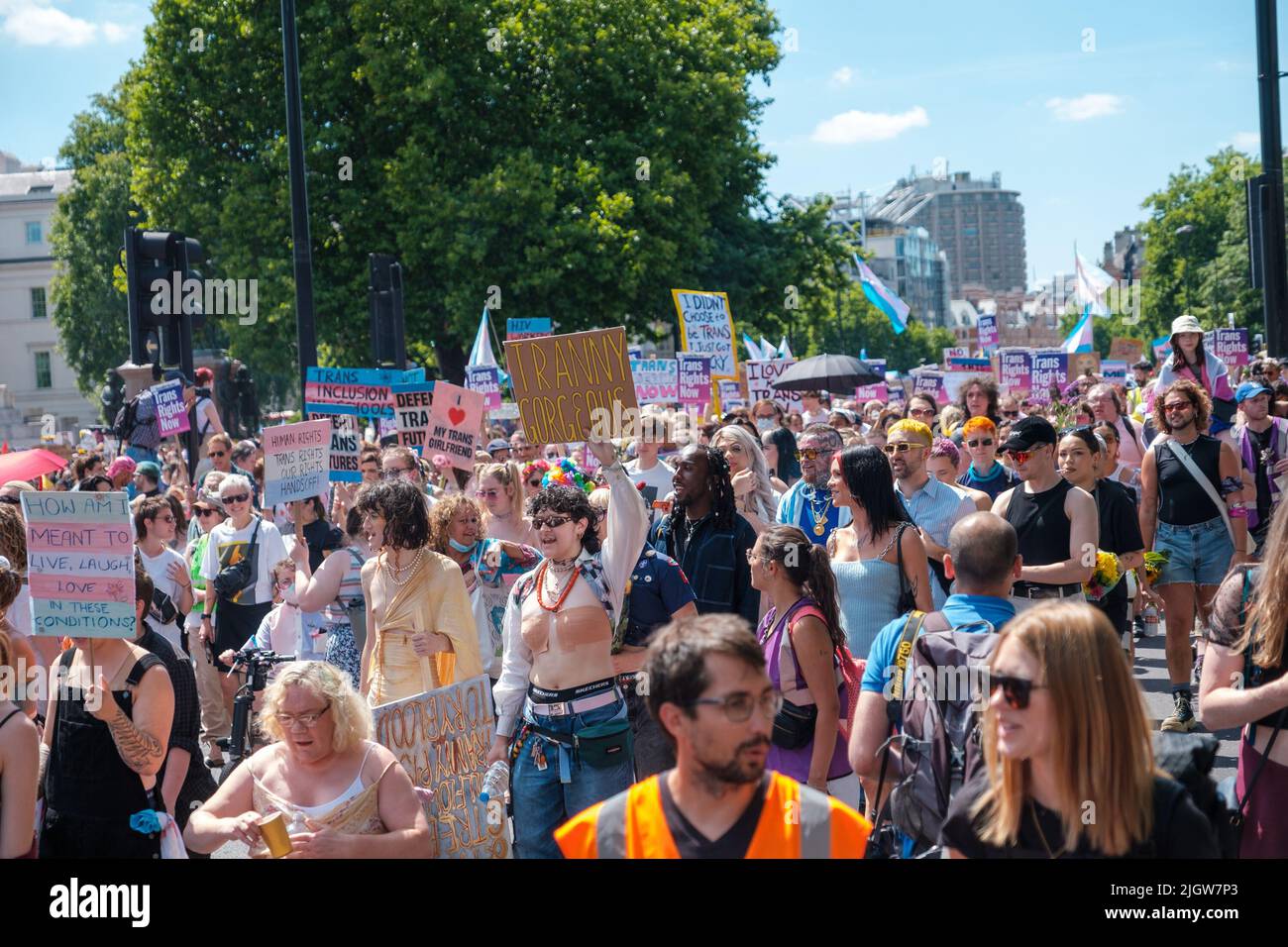 Trans Community and Supports do their yearly march through London ...