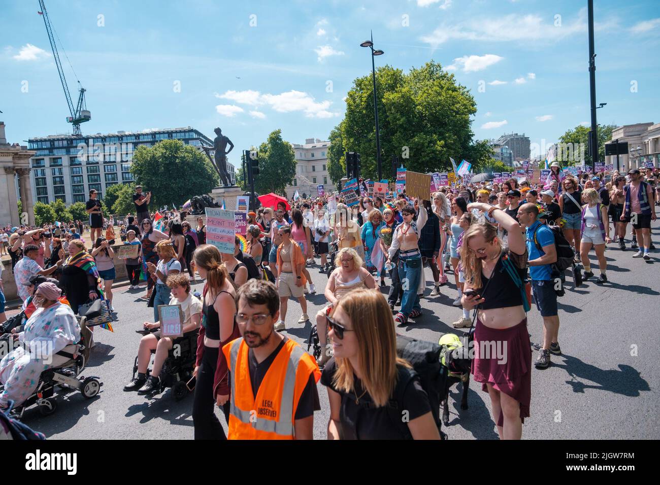 Trans Community and Supports do their yearly march through London ...