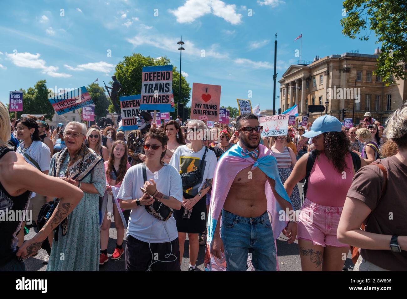 Trans Community and Supports do their yearly march through London ...
