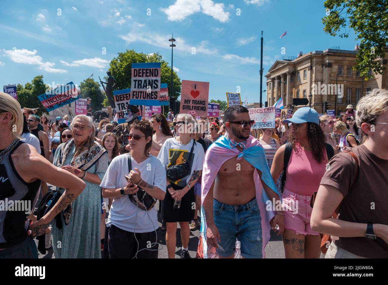 Trans Community and Supports do their yearly march through London ...