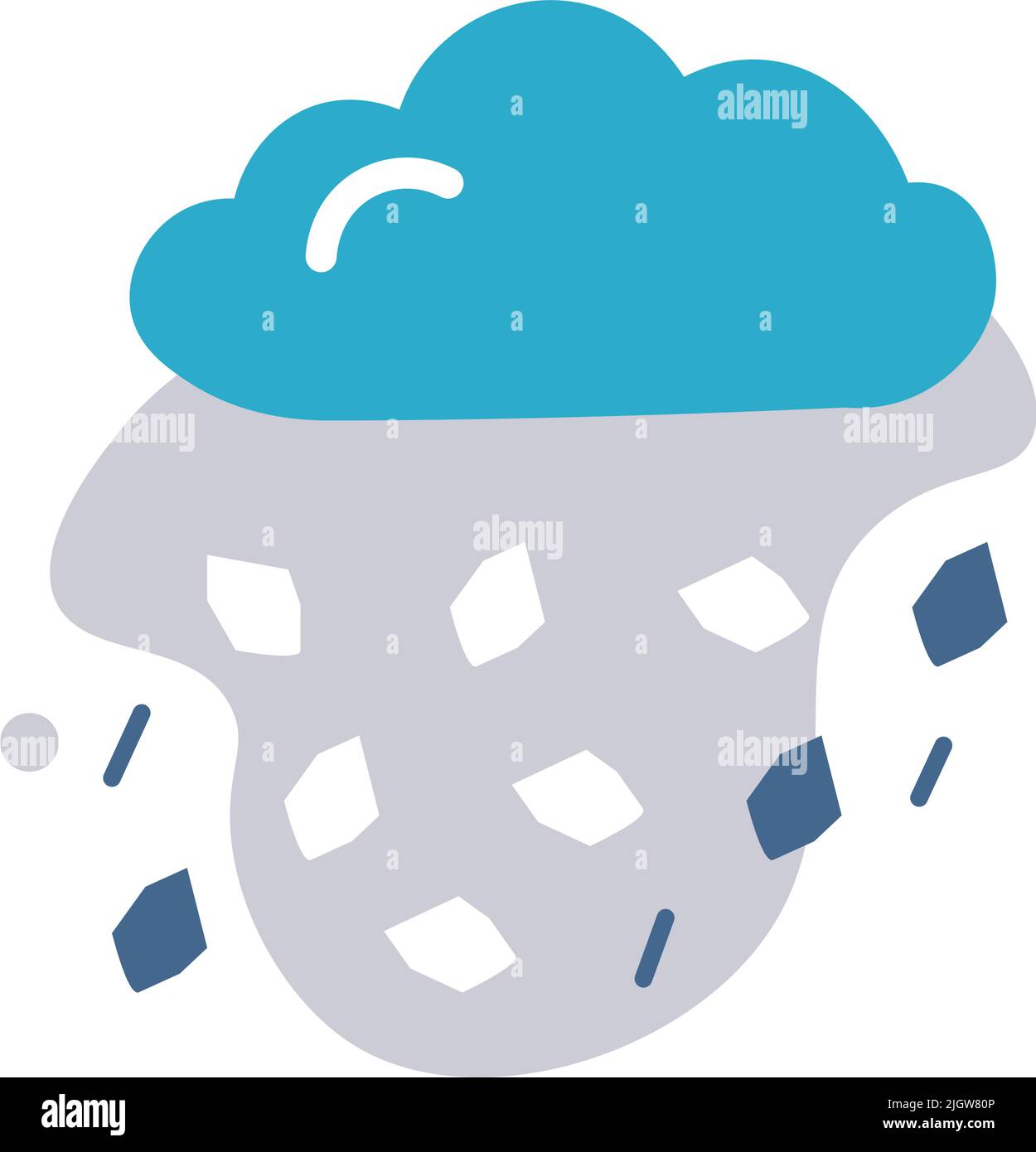 Hail weather forecast, meteorology and climate Stock Vector Image & Art ...