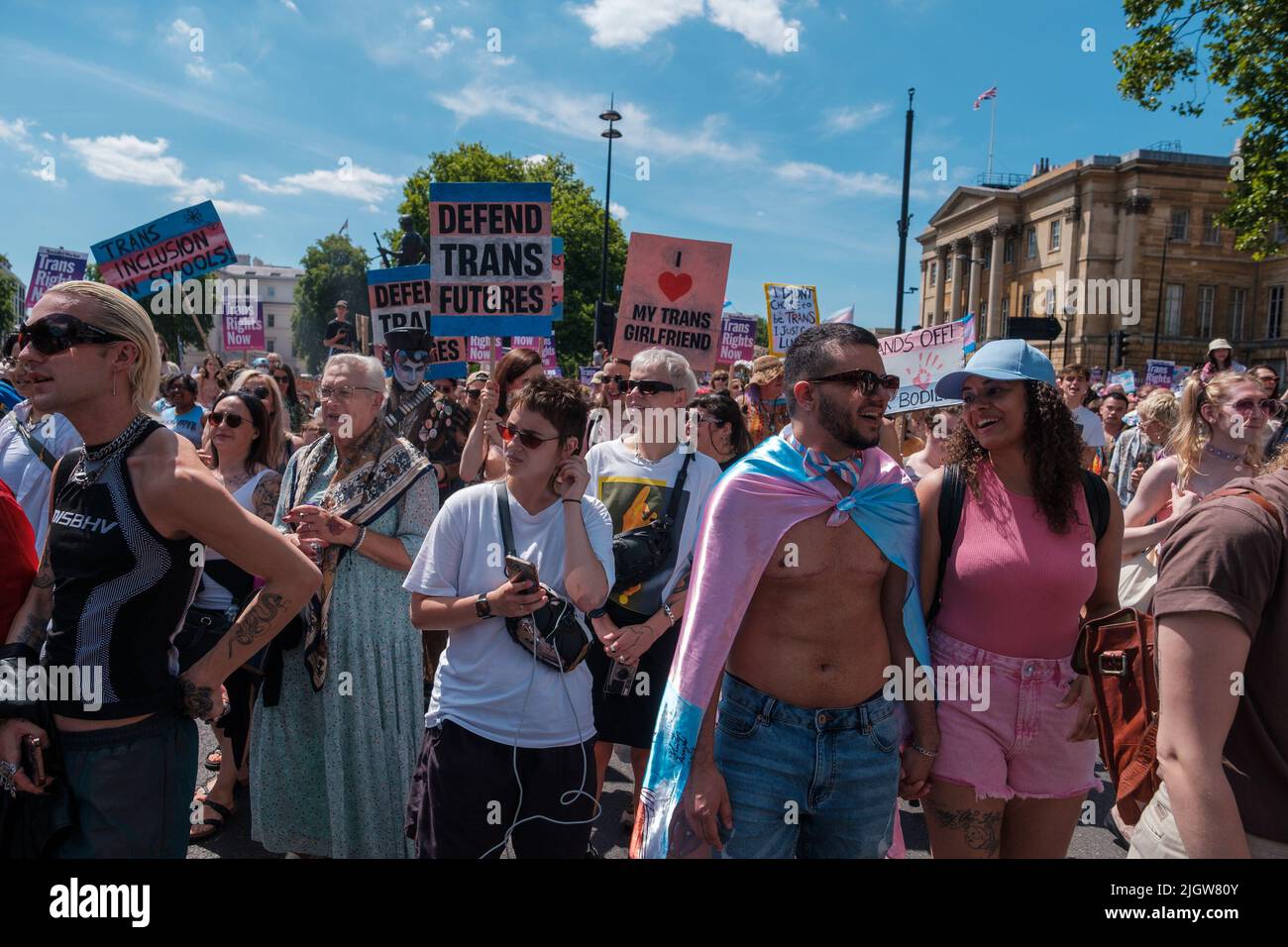 Trans Community and Supports do their yearly march through London ...