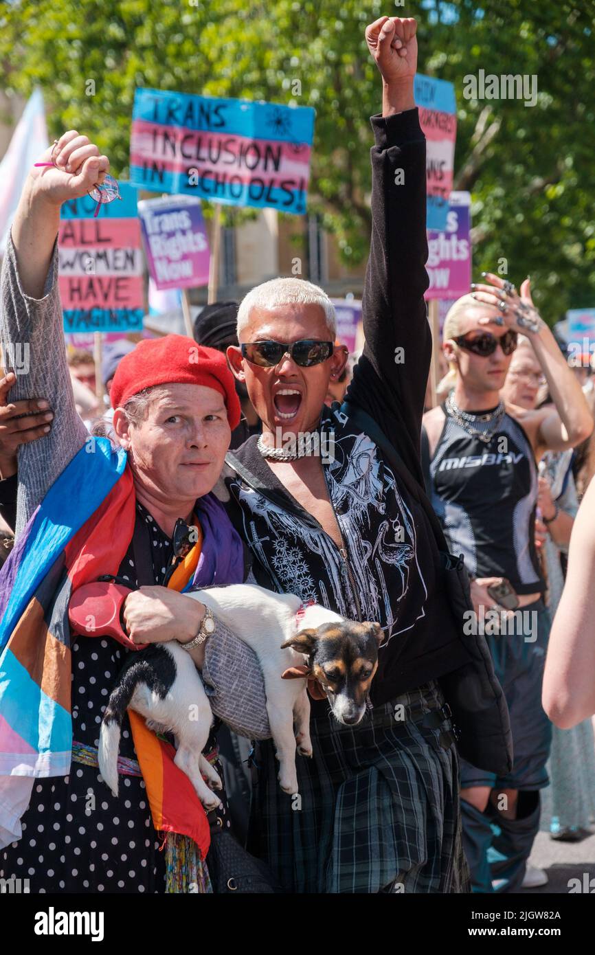 Trans Community and Supports do their yearly march through London ...