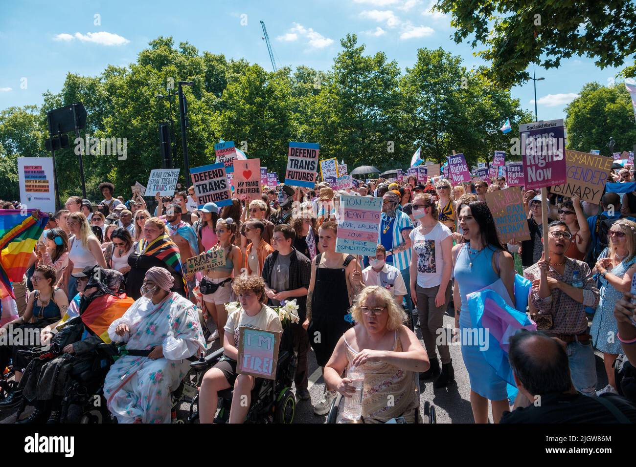 Trans Community and Supports do their yearly march through London ...