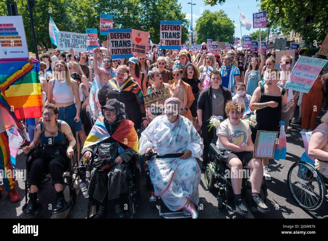 Trans Community and Supports do their yearly march through London ...