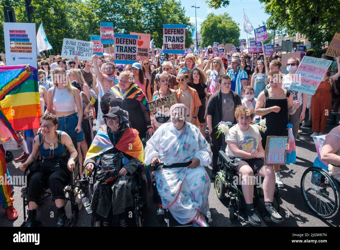 Trans Community and Supports do their yearly march through London ...