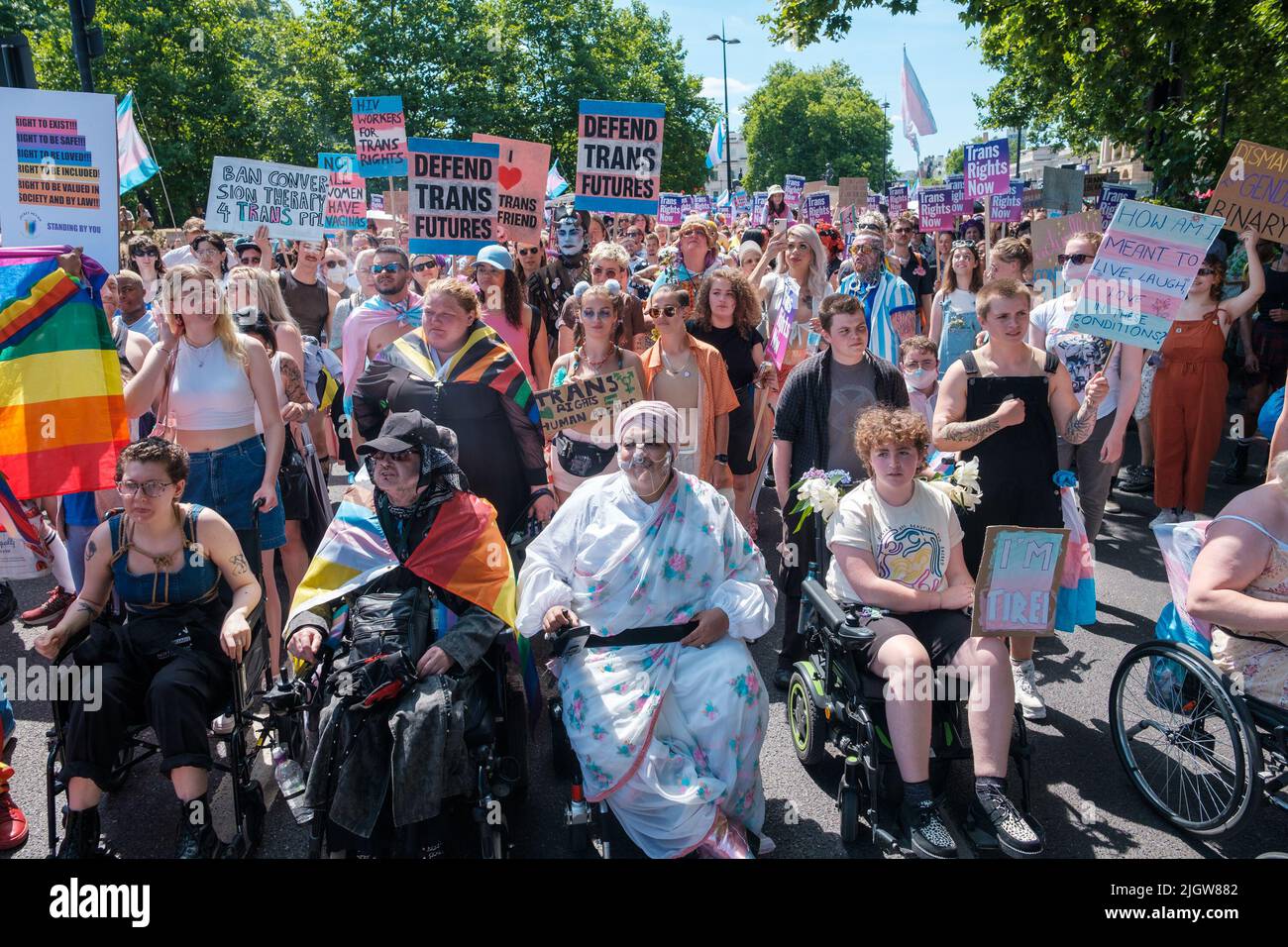 Trans Community and Supports do their yearly march through London ...