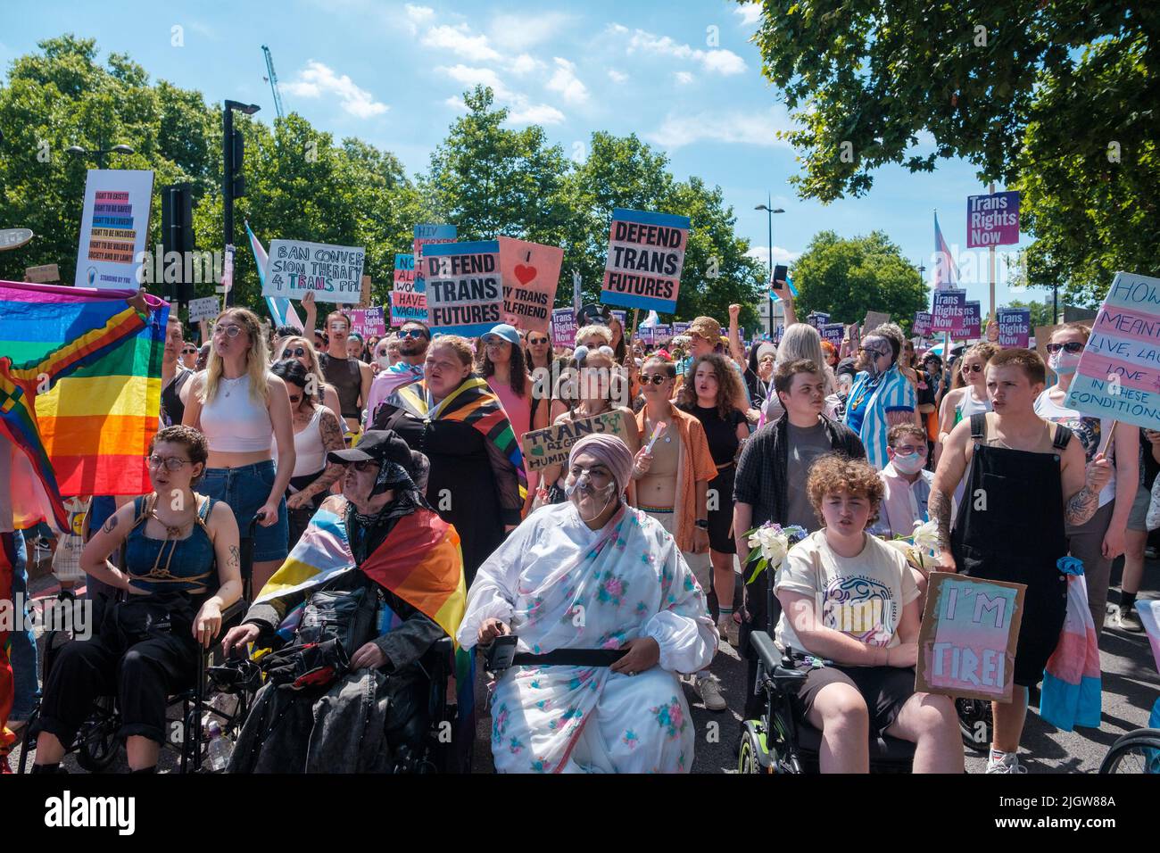 Trans Community and Supports do their yearly march through London ...