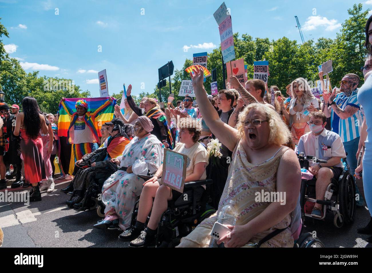 Trans Community and Supports do their yearly march through London ...
