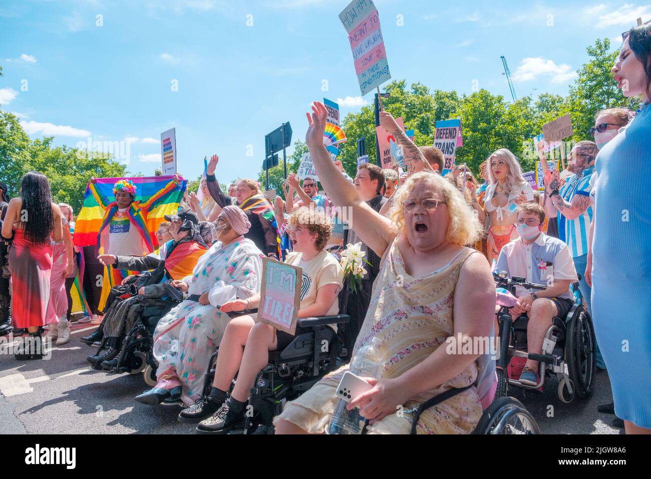 Trans Community and Supports do their yearly march through London ...