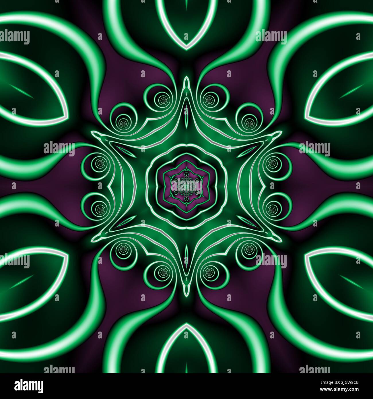 Abstract Computer generated Fractal design. A fractal is a never-ending ...